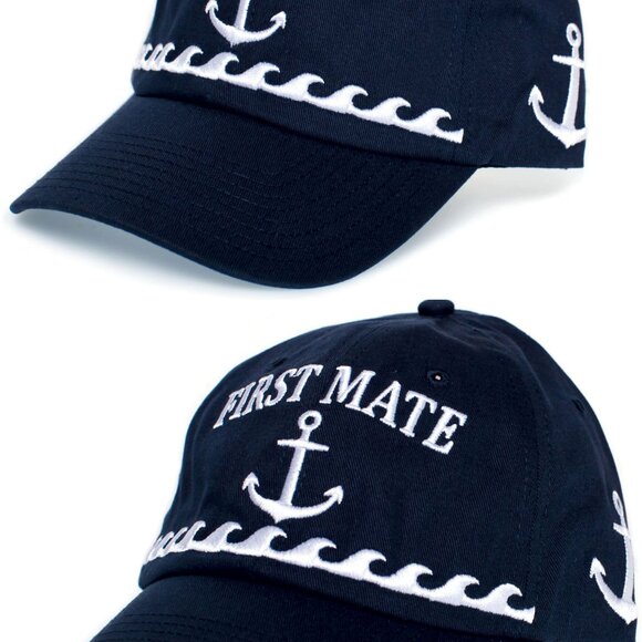 Posse Comitatus | Accessories | Captain And First Mate Dad Hat Anchor ...